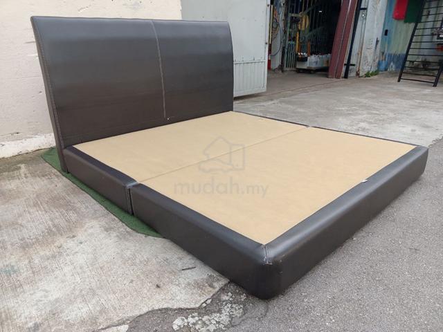 YB71 Katil King Divan Bed Frame Brown FIRST NIGHT - Furniture ...
