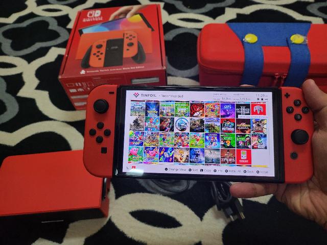 Nintendo Switch Oled Mario Jailbreak - Games & Consoles for sale in ...
