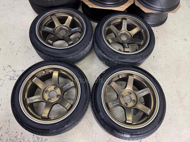 Rim te37 rota bronze 16 inch tayar 95% - Car Accessories & Parts for ...