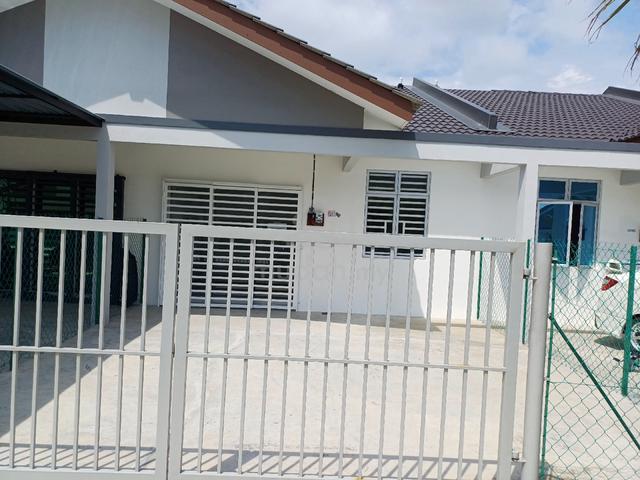 1-storey Terraced House for Rent, 3 Bedroom, 1200 sq.ft, Jasin, Melaka ...