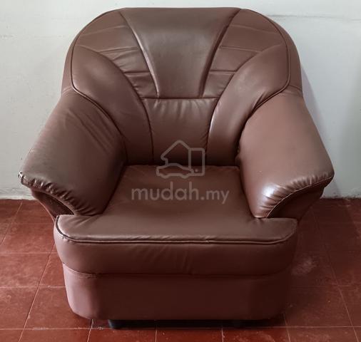 2+1 PVC Sofas - Furniture & Decoration for sale in Tanjung Bungah, Penang