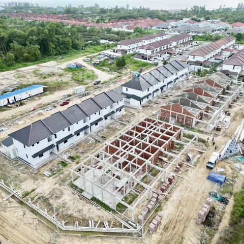 New 1-storey Terraced House for Sale, 3 Bedroom, 923 sq.ft, Miri ...