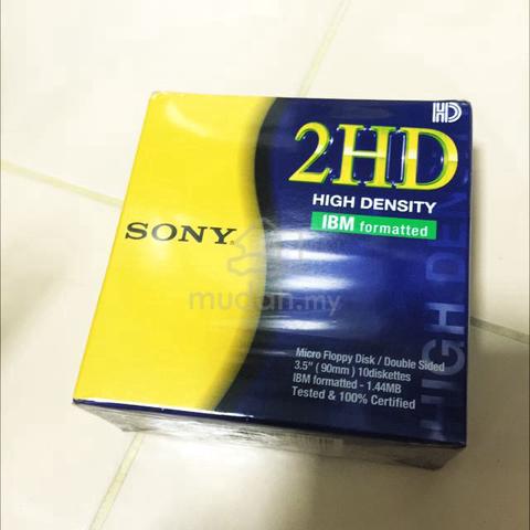 Sony 2HD 1.44MB Floppy Disk (New,1 Box, 10 Pieces) - Computers & Accessories for sale in Kuching ...