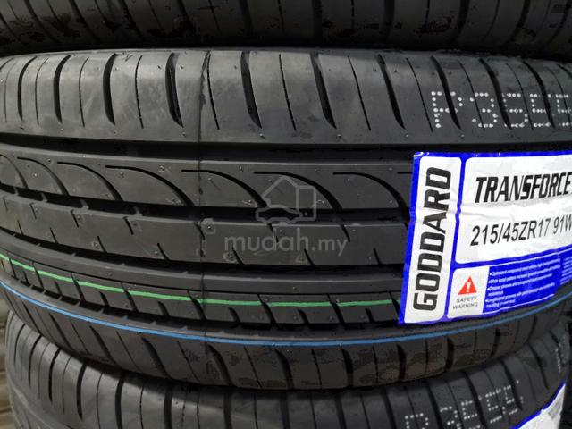 215/45/17 Goddard Transforce 300 Tyre Tayar - Car Accessories & Parts for sale in Klang, Selangor