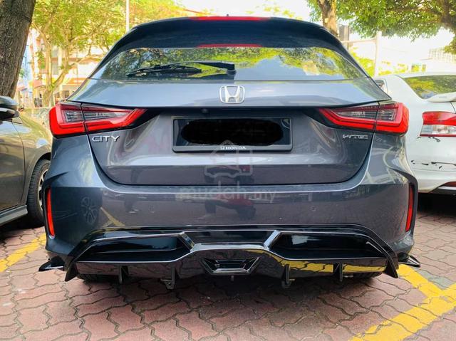 honda city hatchback rear diffuser lip lips 22 - Car Accessories ...
