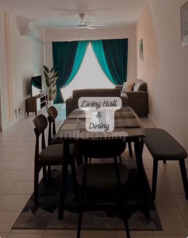 Apartment for Rent, 3 Bedroom, 1000 sq.ft, Danau Ria, Rawang, Selangor ...