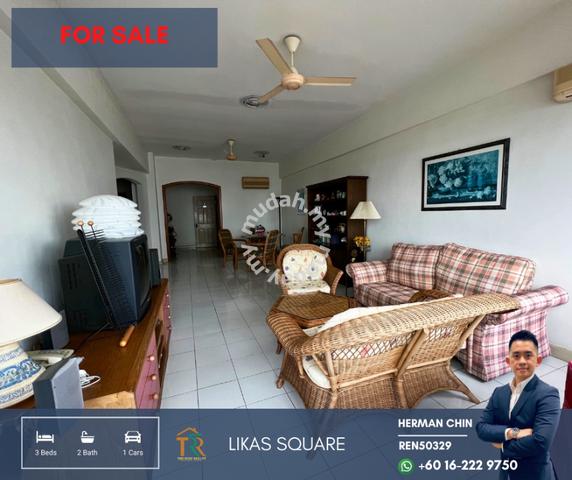 Apartment for Sale, 3 Bedroom, 1356 sq.ft, Likas Square Apartment ...