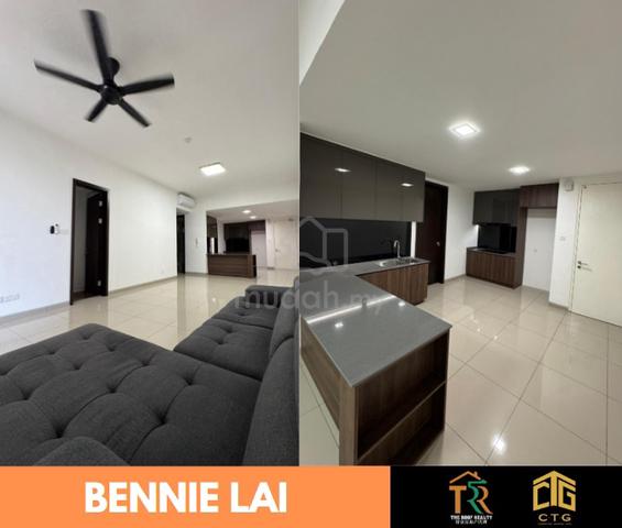 Condominium for Rent, 3 Bedroom, 1127 sq.ft, Elemen Utara KK, Kota ...