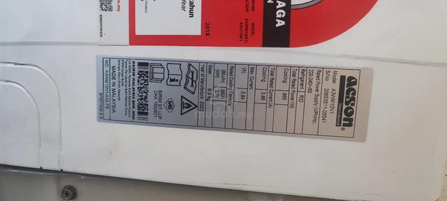 Acson Aircond 1.0 HP - second hand - Home Appliances & Kitchen for sale ...