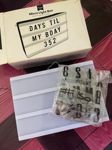 typo letter lamp - Furniture & Decoration for sale in Kuala Terengganu ...