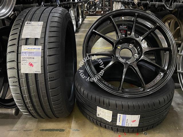 Rim WedsSport TC105N AOW flow forming Siap tyr 18 - Car Accessories ...