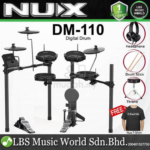 NUX DM-110 5 Piece Digital Electronic Drum Set - Music Instruments for sale in Bayan Lepas, Penang