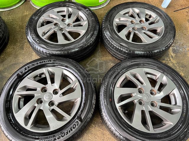 Sport Rim 14 Perodua Myvi Icon Siap Tayar Second - Car Accessories ...