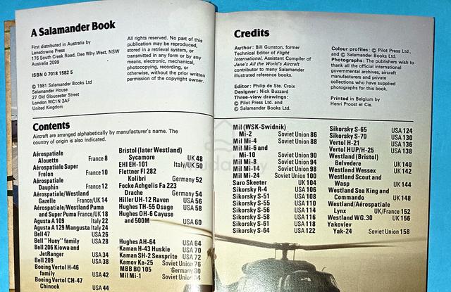 HELICOPTERS - GUIDE TO MILITARY ROTORCRAFT Book - Music/Movies/Books ...