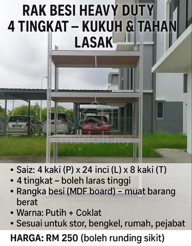 Rak Besi Industry Heavy Duty Max 800kg - Home Appliances & Kitchen for ...