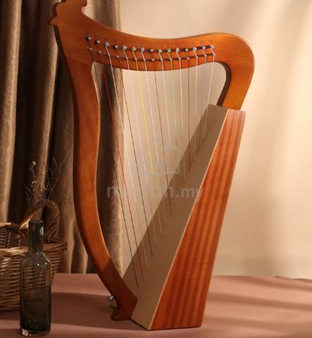 Initer 15 String Wooden Lyre Harp Mahogany - Music Instruments for sale ...