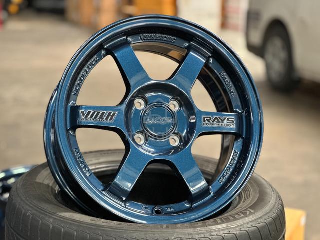 NEW 15 AOW TE37 Blue Rim Myvi Yaris Jazz City Vios - Car Accessories & Parts for sale in Shah ...