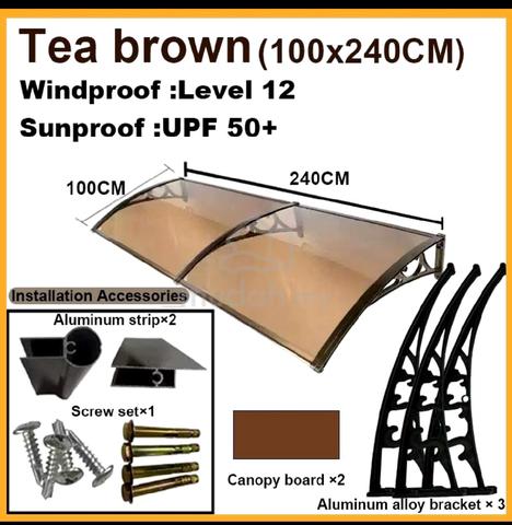 Awning Tingkap Polycarbonate & Metal - Furniture & Decoration for sale ...