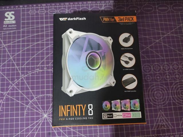 (Brand New) DarkFlash Infinity 8 ARGB PC Fan Set - Computers ...