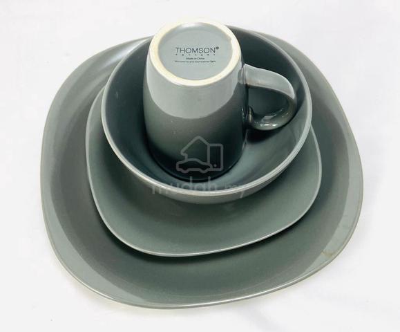 THOMSON Dinnerware set - 16 pcs (Grey color) - Home Appliances ...