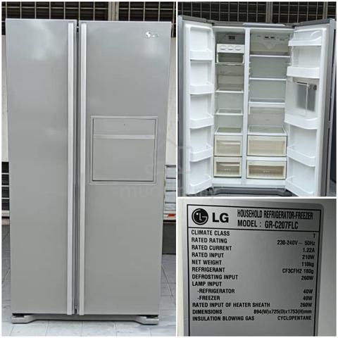 LG 2 side by side door fridge refrigerator 580 L - Home Appliances ...