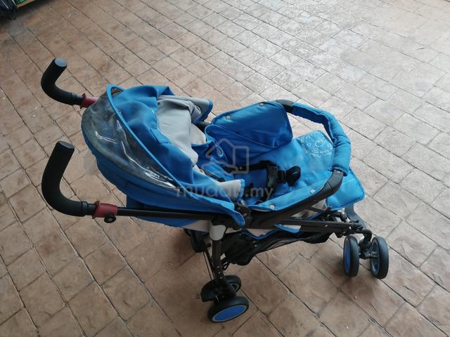 My Dear Blue Lightweight Baby Stroller Sorong Bayi - Moms & Kids for ...