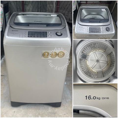 Sharp auto washer washing machine mesin basuh 16.k - Home Appliances ...