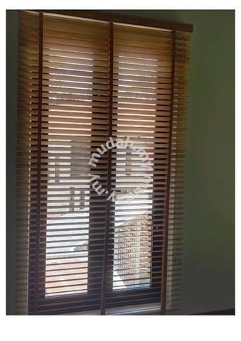 LANGSIR JENIS KAYU VENETIAN l blind curtain - Furniture & Decoration ...