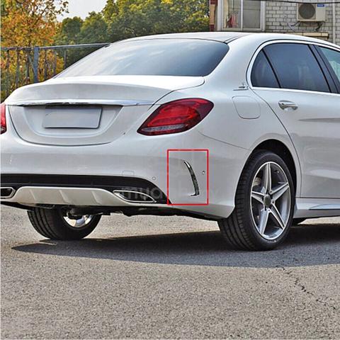 C Class W205 AMG / C63 Rear Bumper Canard Bodykit - Car Accessories ...