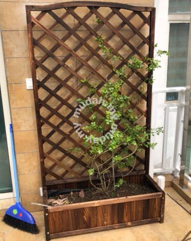 Plant Flower Stand Pagar Bunga Pot Rack Fence Tree - Furniture ...
