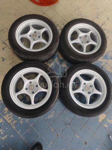 Sport rim second 16 Enkei rp01 siap tayar persona - Car Accessories ...