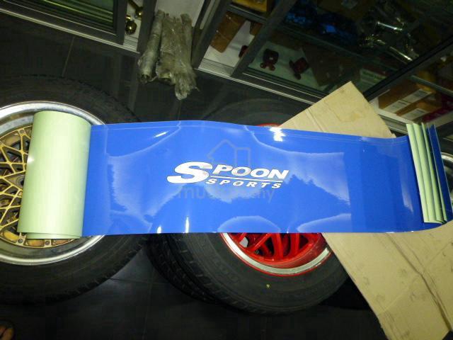 Spoon Window Sticker Eg6 Dc2 Ek9 Fd2 GE8 Gk5 Dc5 - Car Accessories ...