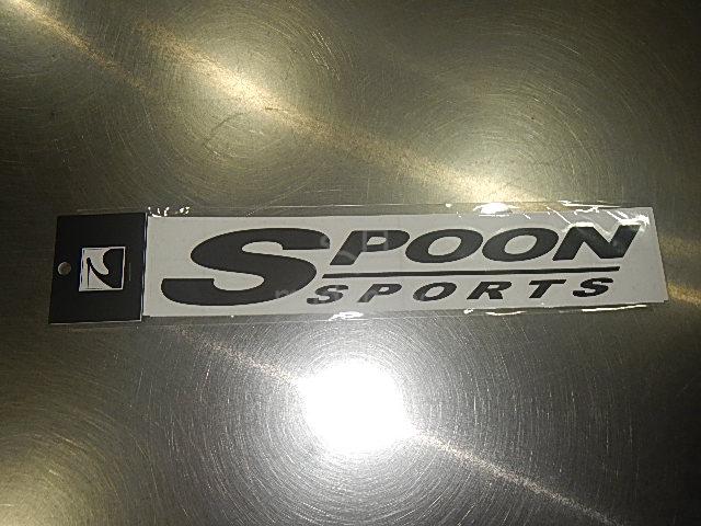 Spoon Sports Logo Sticker Black FL5 FK8 EK9 EG6 DC - Car Accessories ...