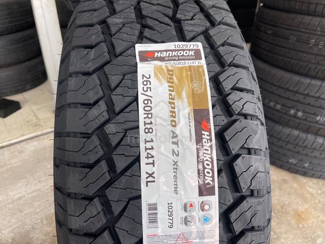 Tayar Baru 265 60 18 Hankook dynapro AT2 new tyre - Car Accessories & Parts for sale in Klang ...