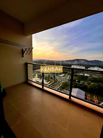 Service Residence for Rent, 3 Bedroom, 1152 sq.ft, Elemen Utara KK ...