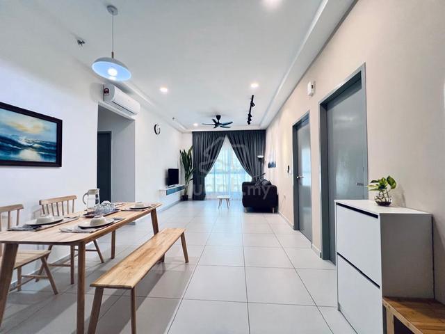 Service Residence for Rent, 3 Bedroom, 883 sq.ft, Sinaran Residences ...