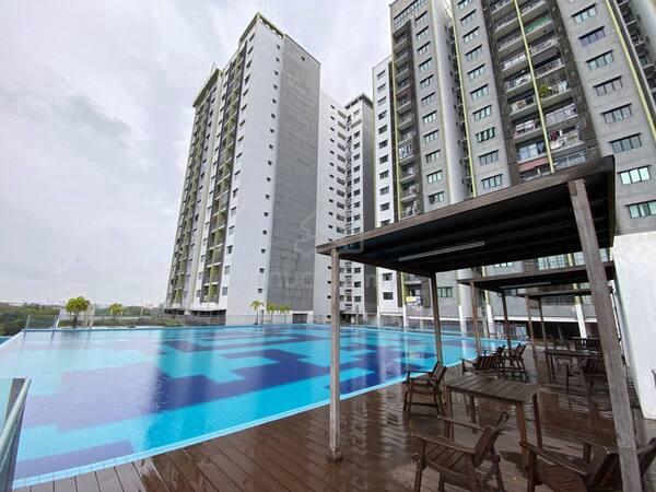 Service Residence for Sale, 3 Bedroom, 1087 sq.ft, Alami Residensi ...