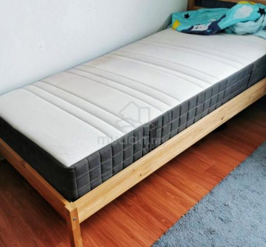 Ikea hovag pocket sprung single mattress Bed Bath for sale in Pasir Gudang Johor
