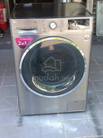 LG 2in1 front load hot washer with dryer 10.5/7k-g - Home Appliances & Kitchen for sale in Desa ...