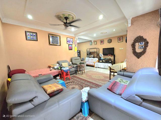 2-storey Terraced House for Sale, 4 Bedroom, 1200 sq.ft, Setapak, Kuala ...