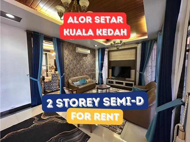 Semi-Detached House for Rent, 4 Bedroom, 1320 sq.ft, Alor Setar, Kedah ...