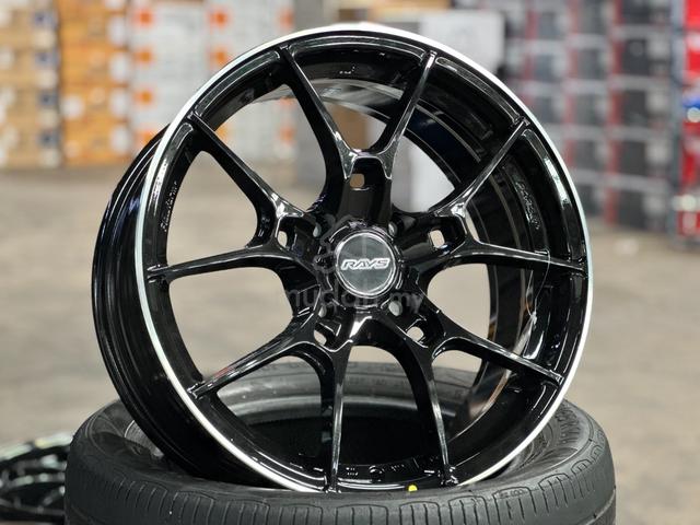 NEW 17 ULF G025 Rim Saga Persona Satria Neo Livina - Car Accessories ...