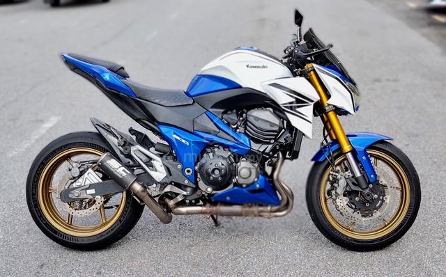 Kawasaki Z800 Blue Sector ABS z8 new paint - Motorcycles for sale in Seri Kembangan, Selangor