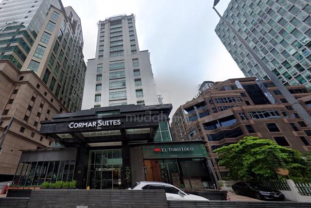Service Residence for Rent, 2 Bedroom, 700 sq.ft, Cormar Suite, KLCC ...