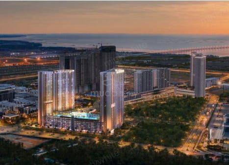 Service Residence for Rent, 3 Bedroom, 883 sq.ft, Sinaran Residences ...