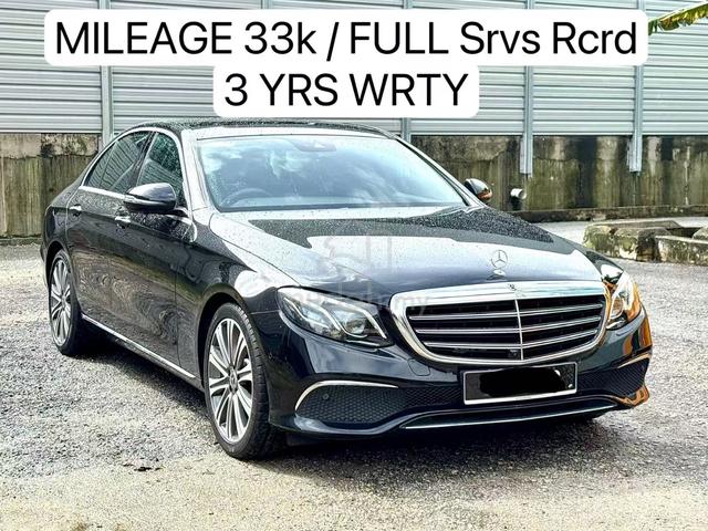 2019🔥MILEAGE 33K🔥Mercedes Benz E300 EXCLUSIVE - Cars for sale in Johor Bahru, Johor