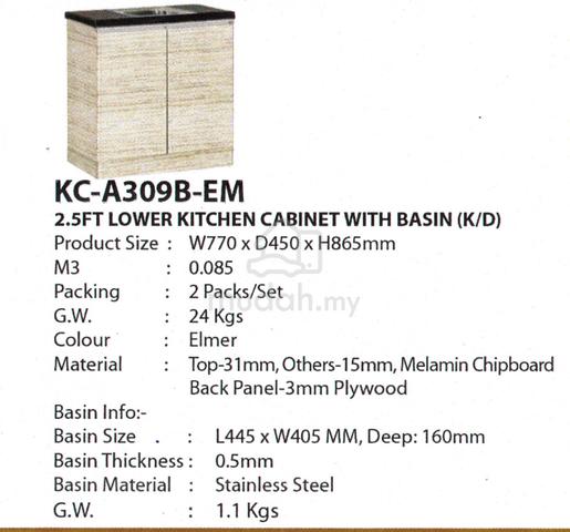 2.5 FT Basin Kitchen Cabinet - Furniture & Decoration for sale in ...