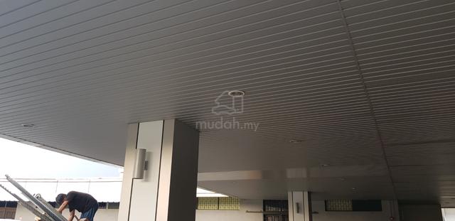 SILING BESI JENIS ALUMINIUM l strip ceiling instal - Furniture ...