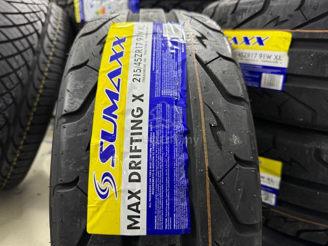 Tayar Baru 215 45 17 Sumaxx Max drifting promotion - Car Accessories ...
