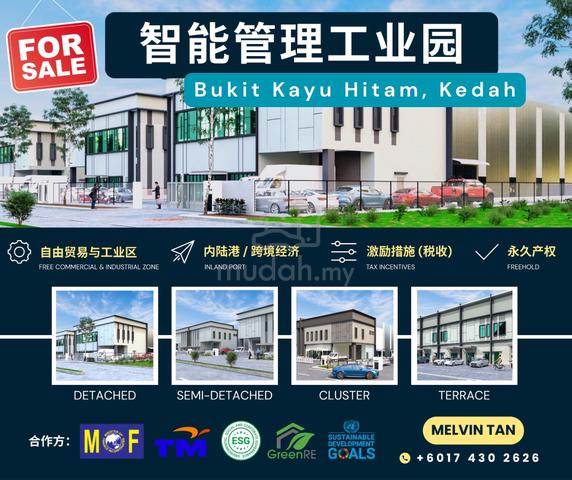Warehouse / Factory for Sale, 3300 sq.ft, Bukit Kayu Hitam, Kedah ...